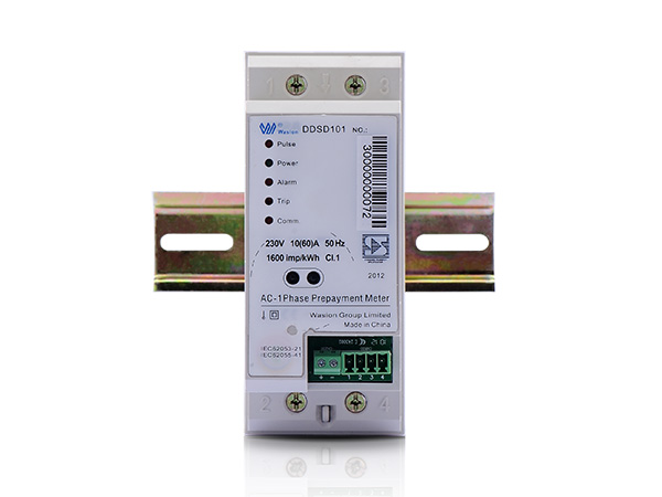 Medidor de energía monofásico prepago DDSD101-DT - WASION
