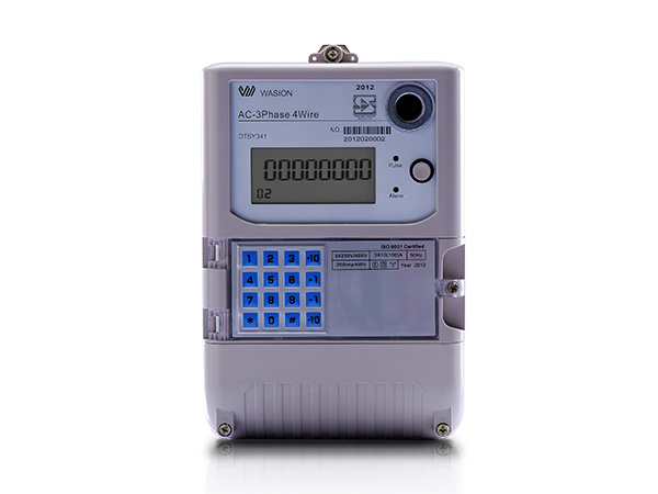 Medidor de energía trifásico prepago DTSY341-5A - WASION